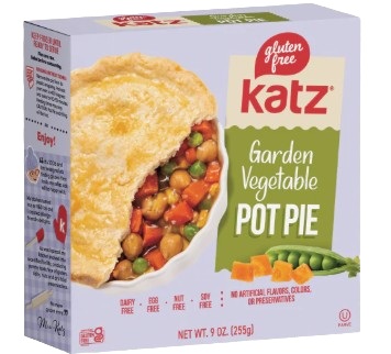 Katz Gluten Free | Garden Vegetable Pot Pie | 255g | Compass Foods ...