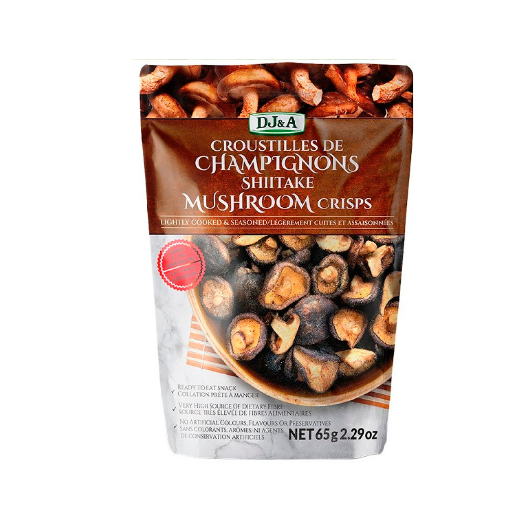 DJ A Nature s Protein Shitake Mushroom Crisps 65g Compass Foods Canada s Largest Vegan Grocery Store 100 Vegan